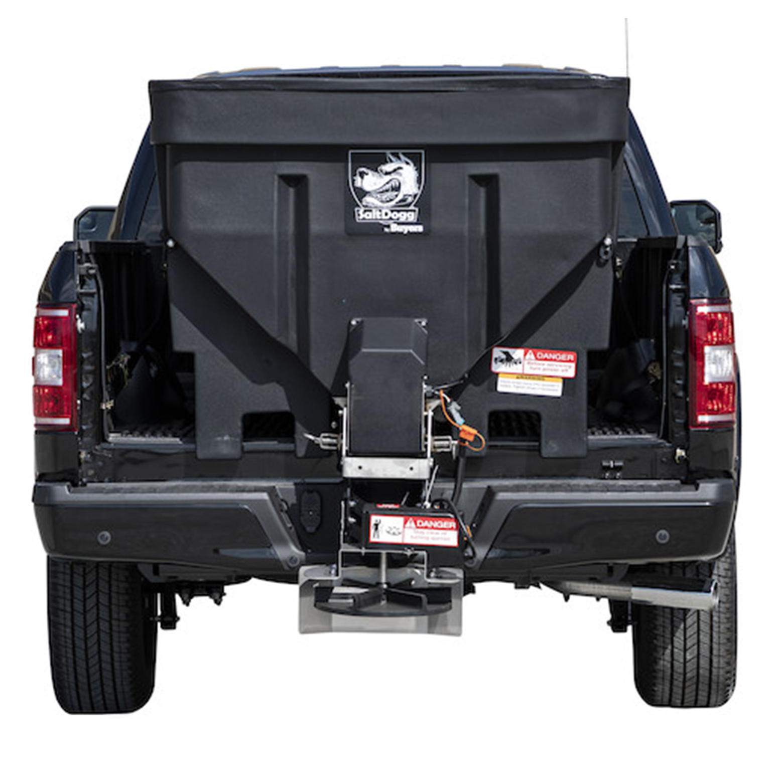 Salt Dogg Electric Poly Hopper Spreader 1.5 to 2 Cubic Yard For Sale | BPS